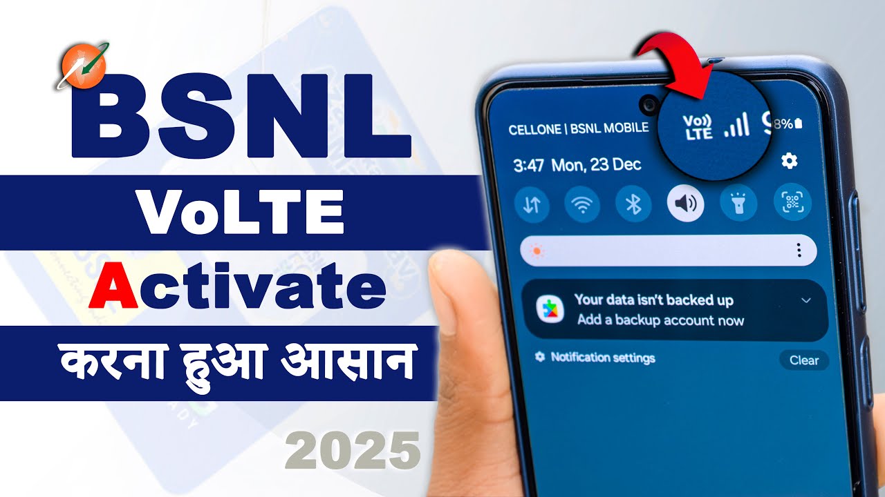 How to activate Volte in bsnl 4g sim,bsnl 4g volte,bsnl volte activation,how to enable bsnl 4g ...