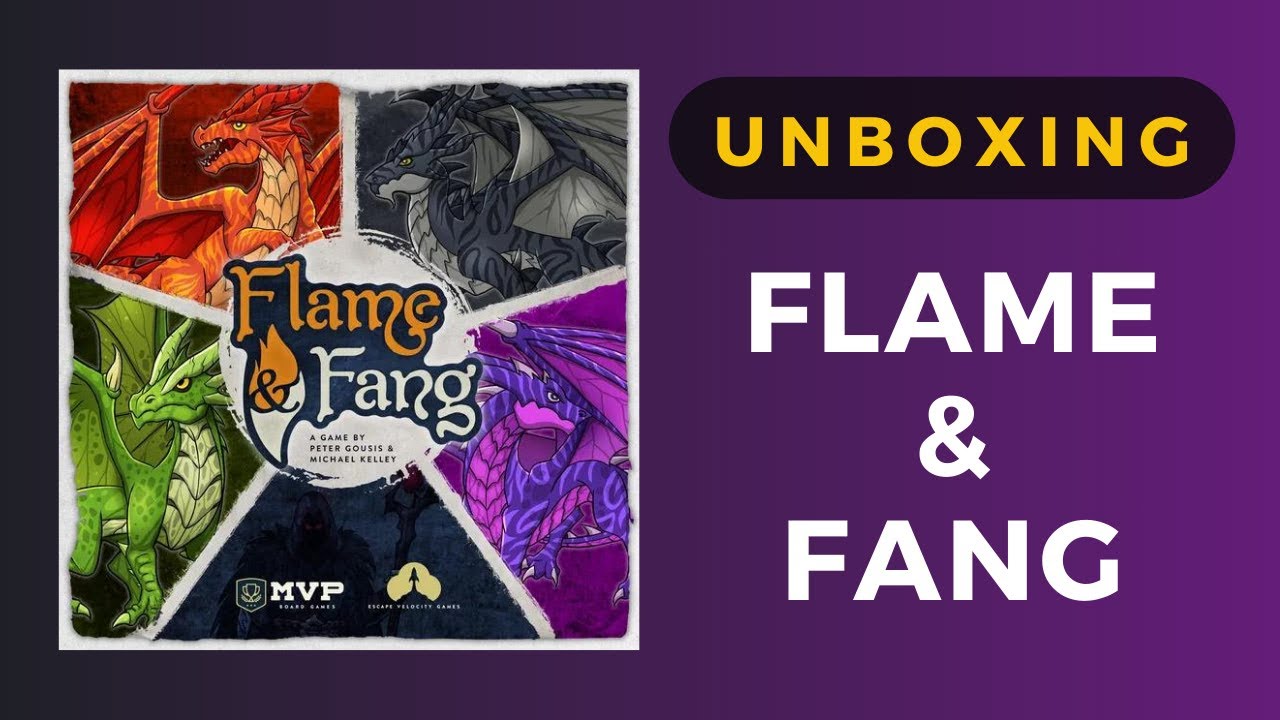 Flame and Fang Board Game Unboxing | DaniCha - YouTube