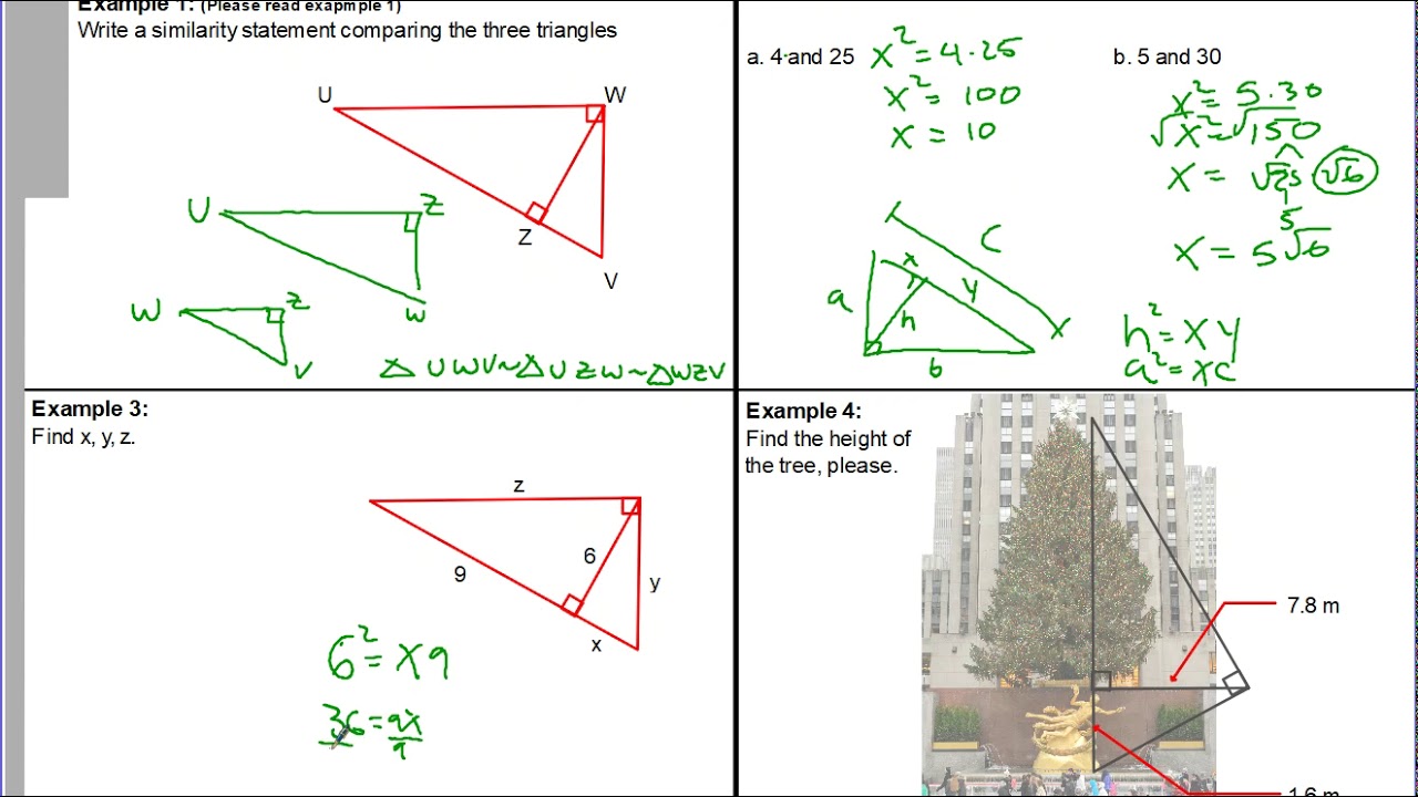 Geometry 8 1 Geometric Mean Examples YouTube geometry-8-1-geometric-mean-examples-youtube