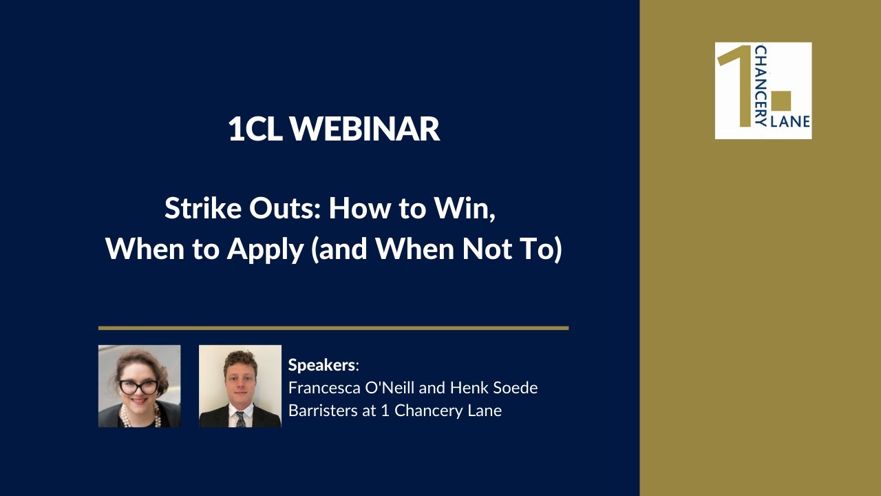 Strike Outs: How to Win, When to Apply (and When Not To) - YouTube