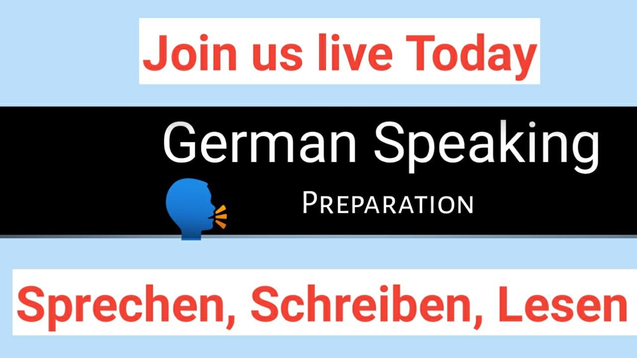 GOETHE A1 GERMAN LIVE PRACTICE | SPRECHEN, SCHREIBEN UND LESEN BY ...