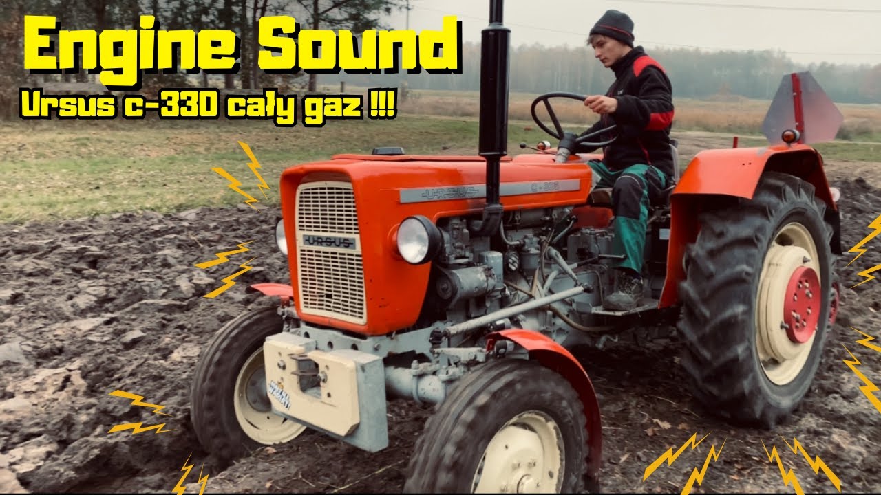 Najlepszy dźwięk silnika 🔥Ursus c-330 podczas orki 🚜 // Ursus c-330 ...