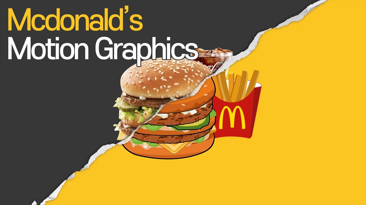 Mcdonald's BigMac 2d Motion Graphics 맥도날드 빅맥 모션 그래픽 - YouTube
