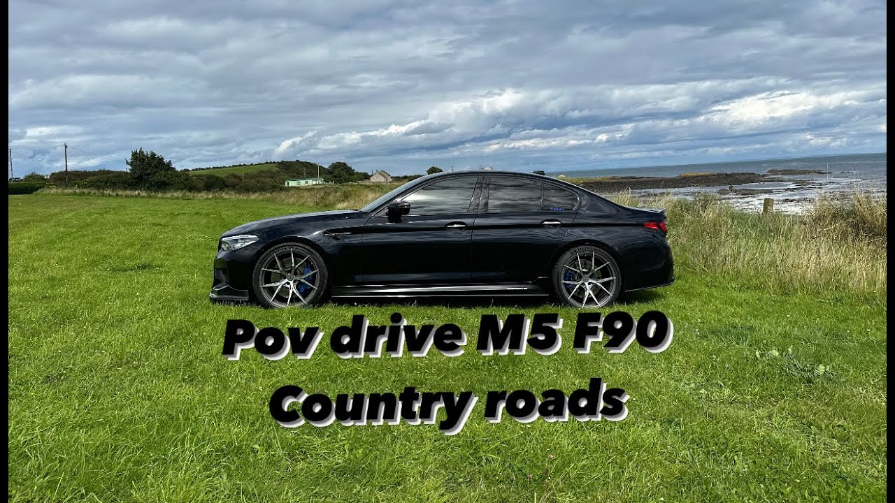 M5 F90 POV drive country road - YouTube