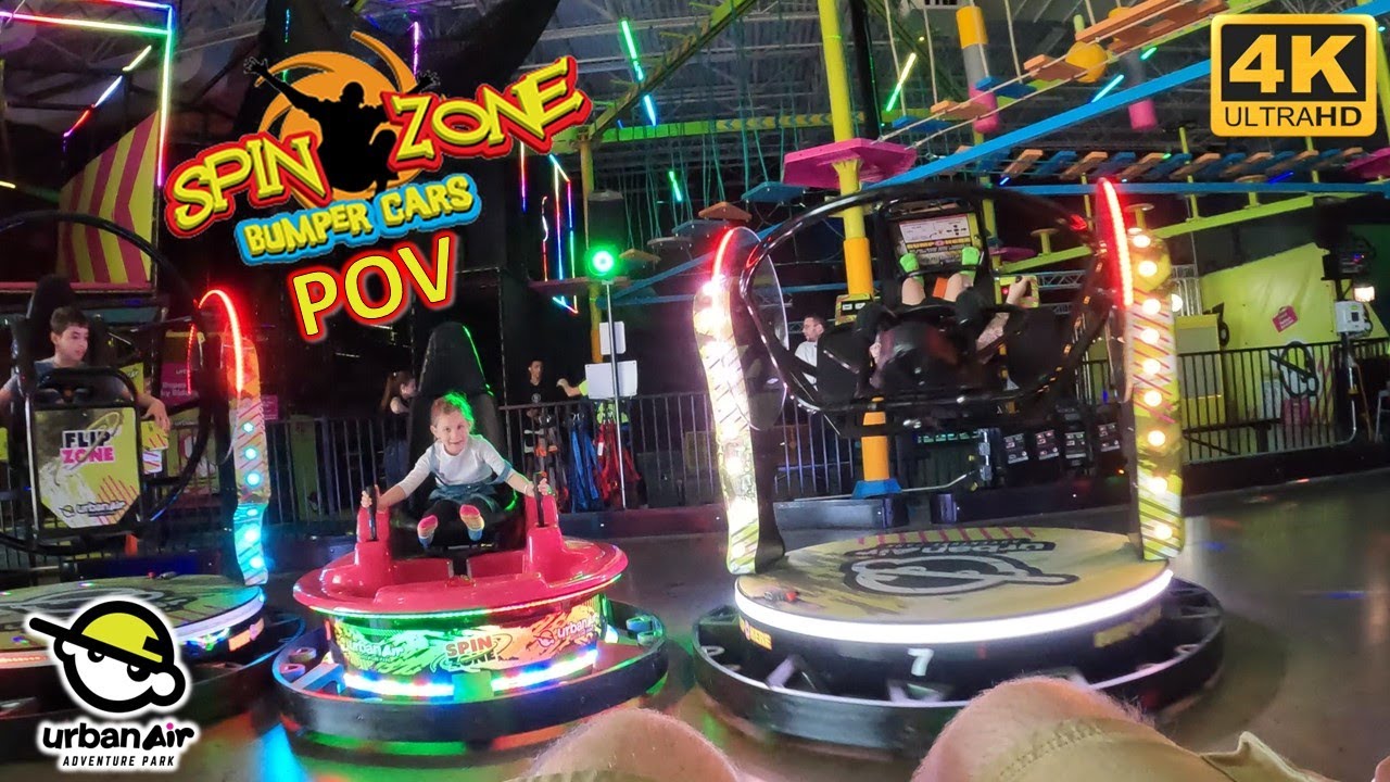 Spin Zone Bumper Cars POV (4K 60FPS), Urban Air (Waterbury, CT) | Non-Copyright - YouTube