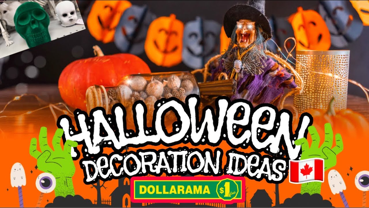 Halloween Decor Ideas in Dollarama Canada🇨🇦2024 | New Arrival In Cheap ...