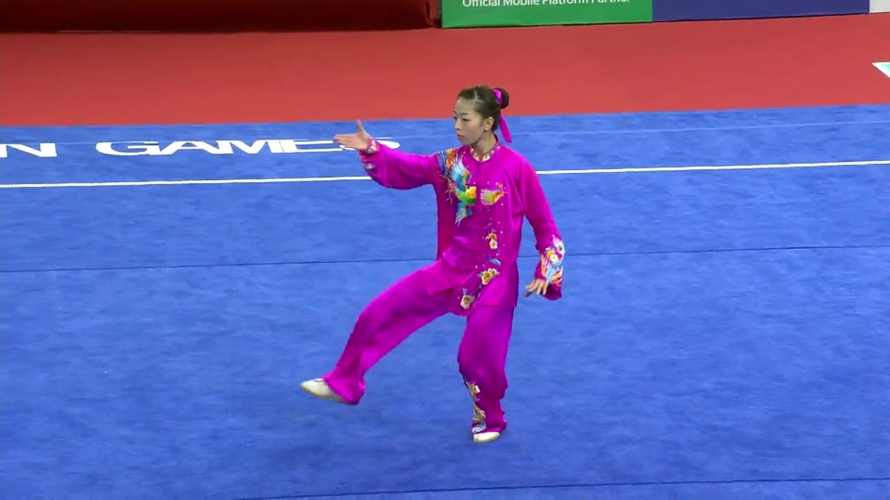 [Asian Games 2018] Pui Kei Ho (MAC) - Women's Taiji - 9.55 -= Wushu ...