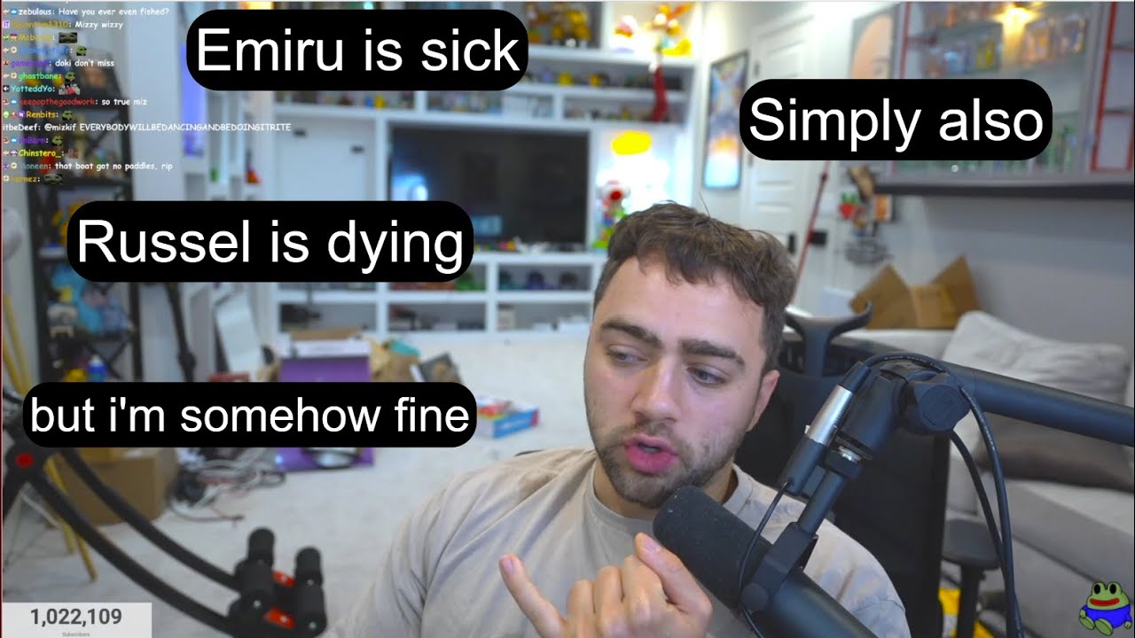 Mizkif announces that his whole house is sick - YouTube
