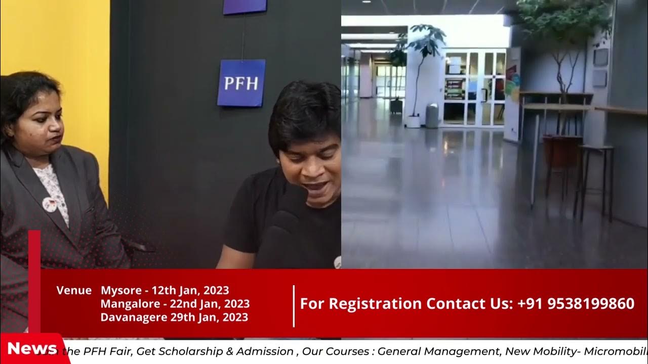 Special interview with Dr Azeema the official representative of German PFH university - YouTube