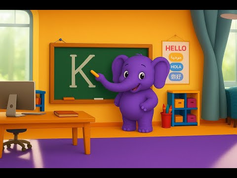 K Harfi Öğreniyoruz! ✨ Eğlenceli Harf Şarkısı | Okul Öncesi | ZuuZuu ile ABC