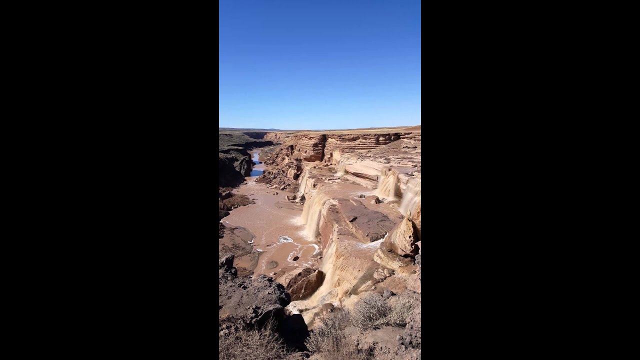 Grand Falls - Flagstaff, Arizona - YouTube