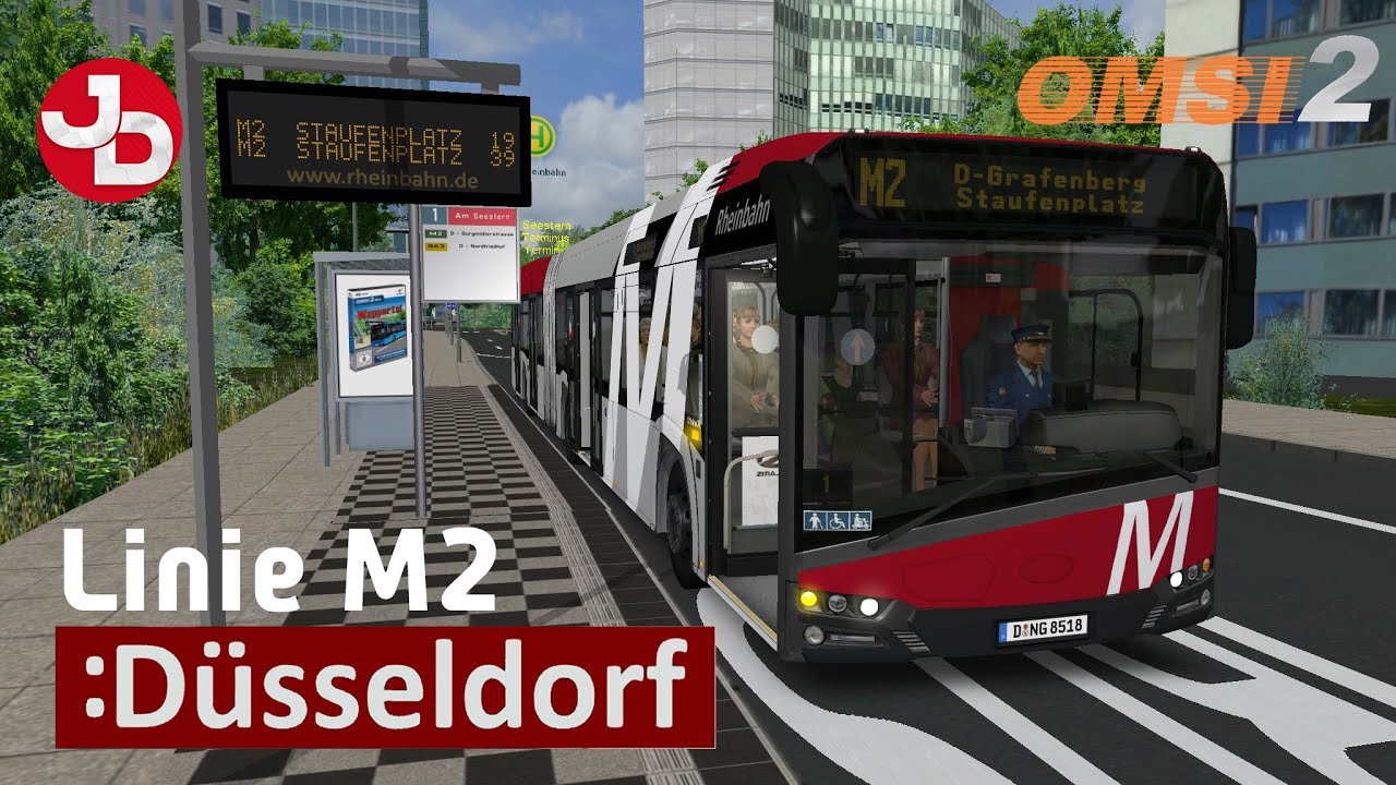 OMSI 2 Add-on Düsseldorf Linie M2 | PC Gameplay | 1440p 60fps - YouTube