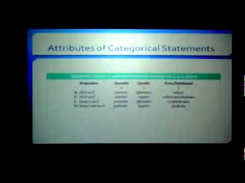 Components and Attributes of Categorical Statements - YouTube