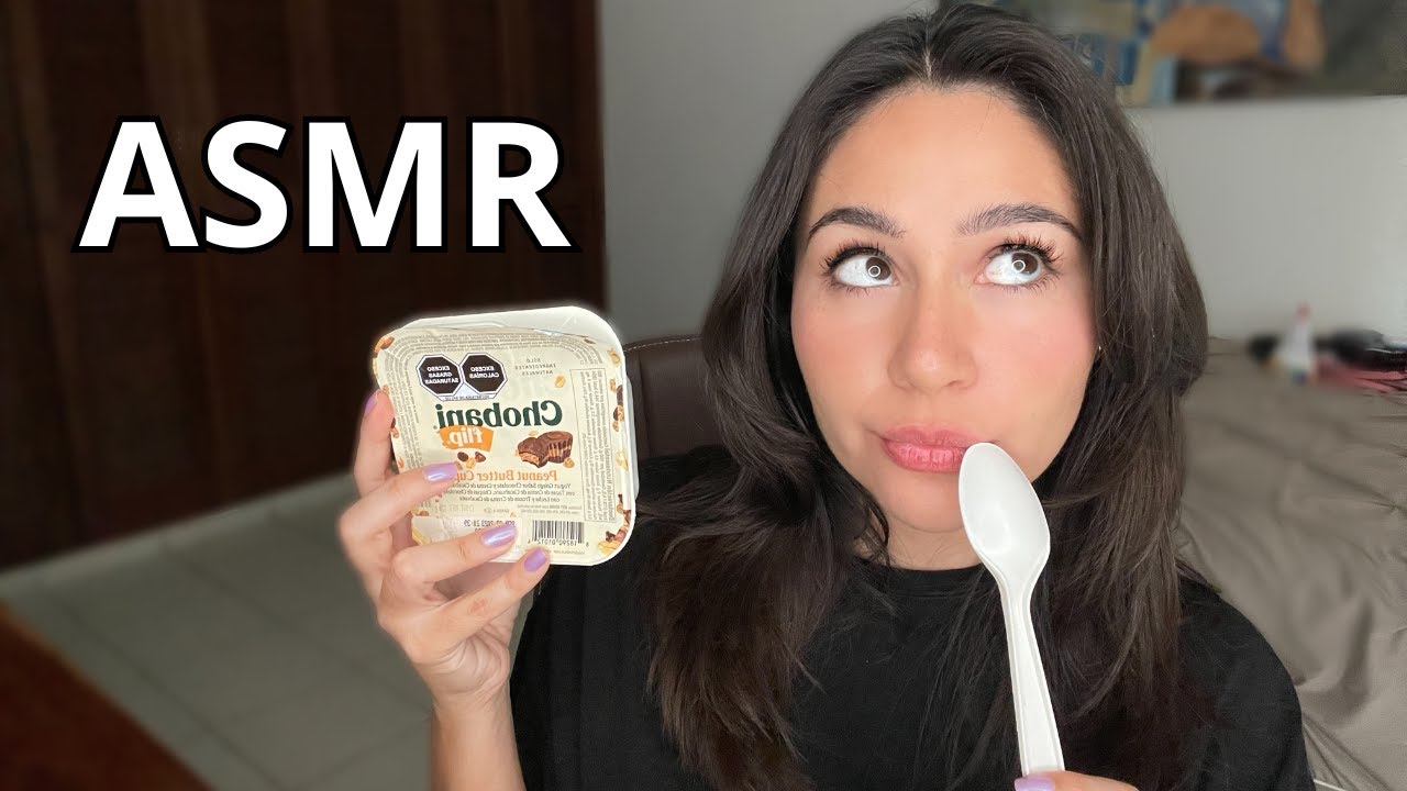 ASMR Comiendo Yogurt - Mouth sounds intensos 🤤 - YouTube