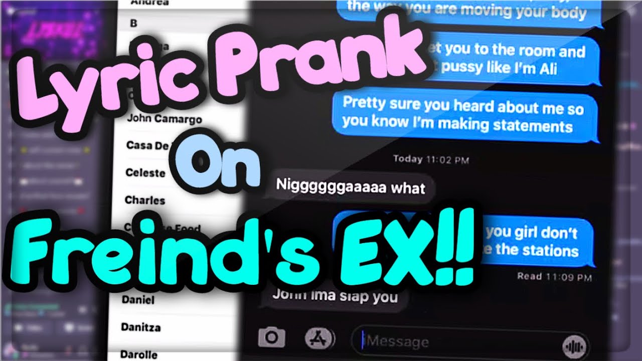 Lyric Text Prank On Friend's EX (LikyBo - Kraazy) || Skully Funny ...