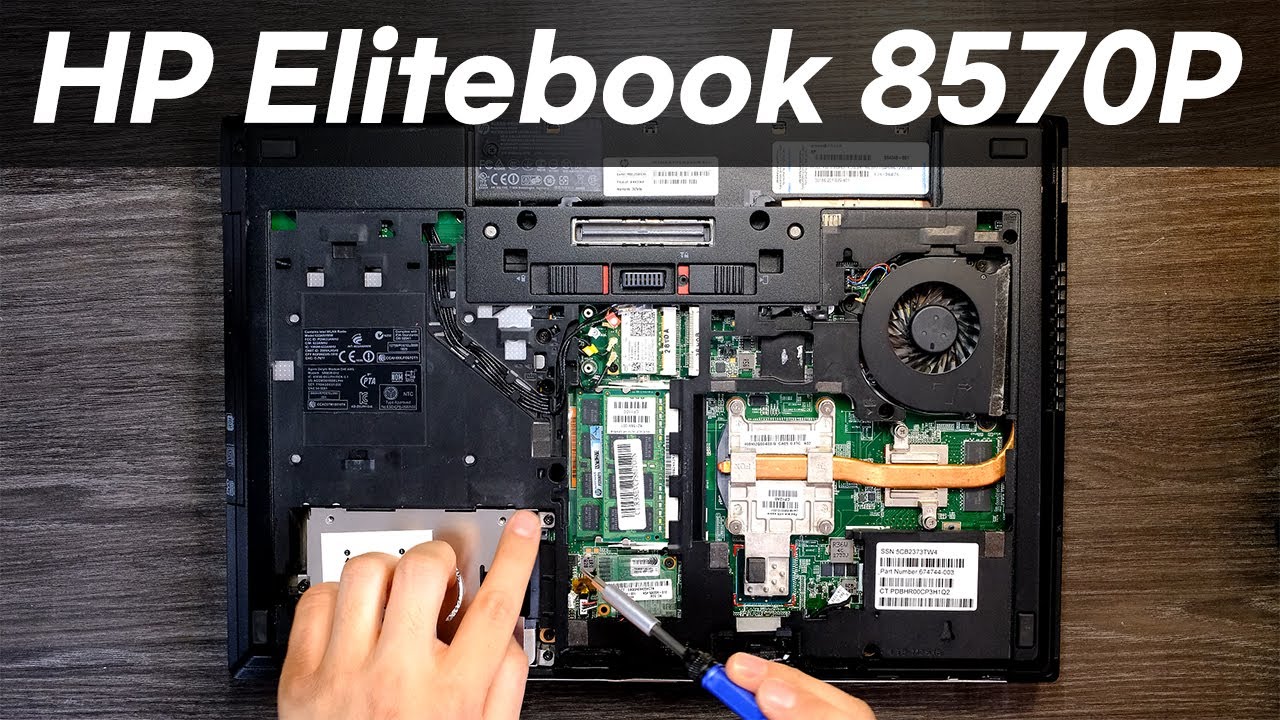 HP Elitebook 8570p Upgrade RAM, SSD(Hard Drive) - YouTube