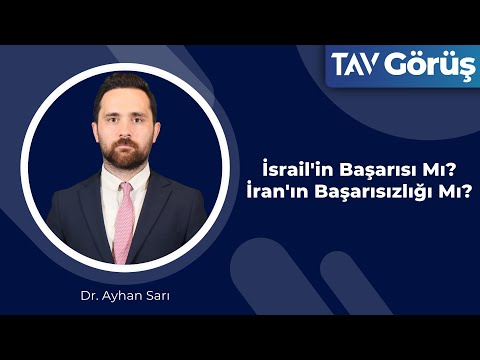 İsrail'in Başarısı Mı? İran'ın Başarısızlığı Mı? I Dr. Ayhan Sarı