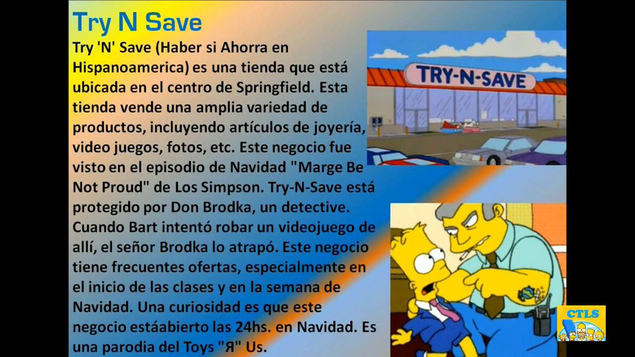 Los Mejores Lugares de Los Simpson - Springfield Mall (Centro Comercial ...