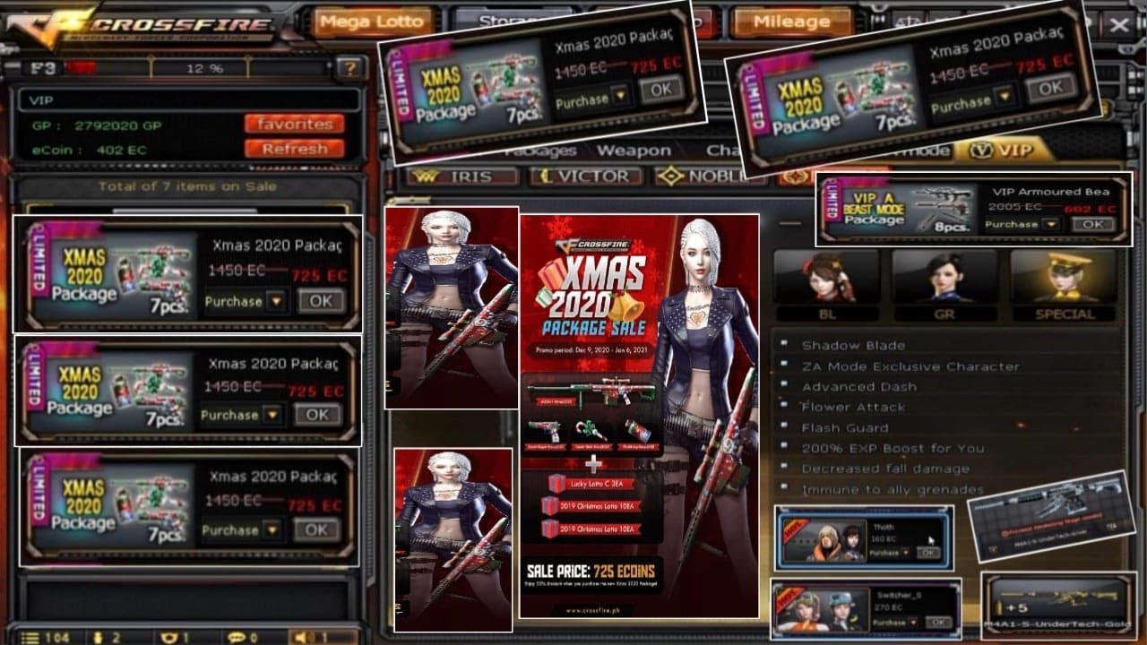 CROSSFIRE PH UPDATE DEC 8.2020 XMAS 2020 PACKAGE - YouTube