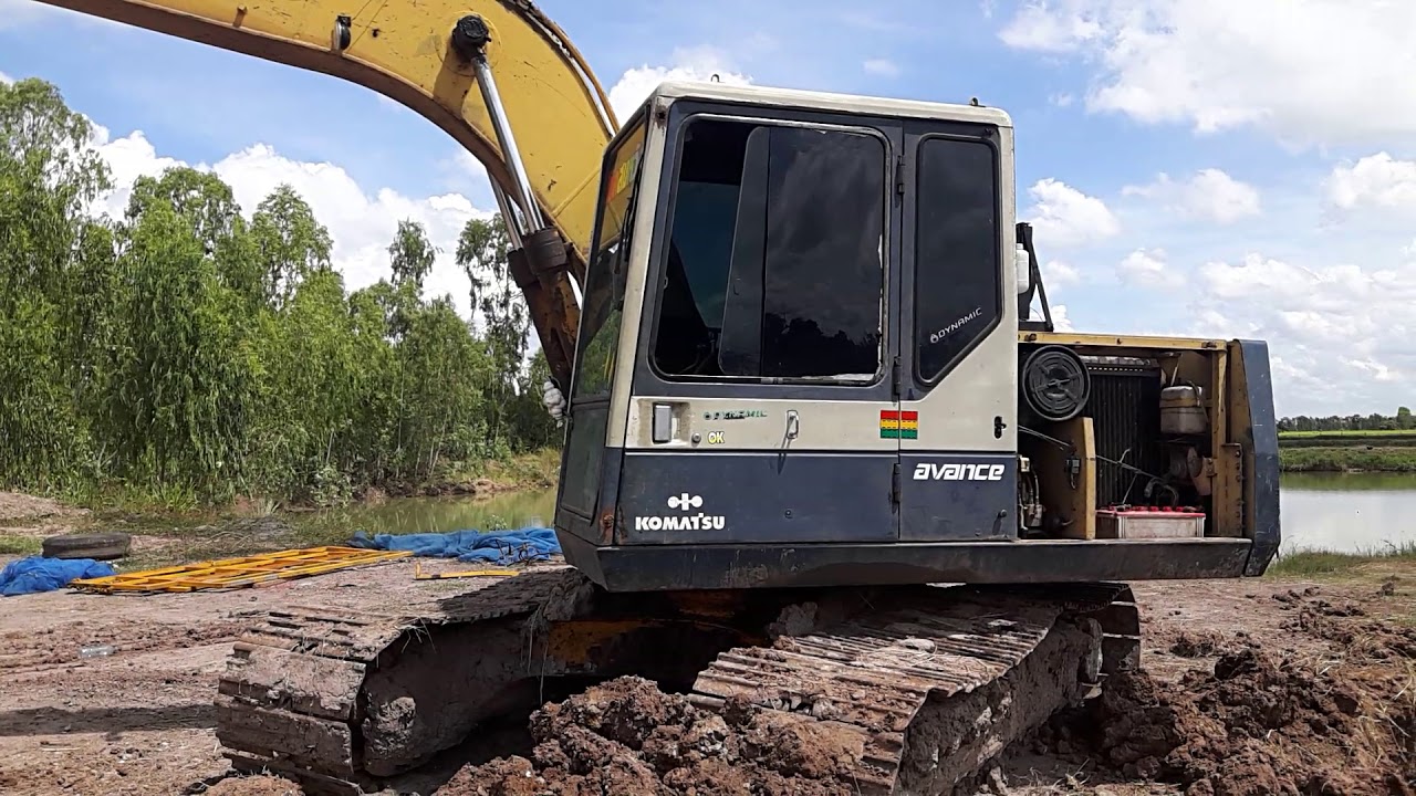 รีวิว komatsu pc120-5 excavator ซื้อเก่านอกมา 10ปี ล้านสี่ สุดคุ้ม EP ...