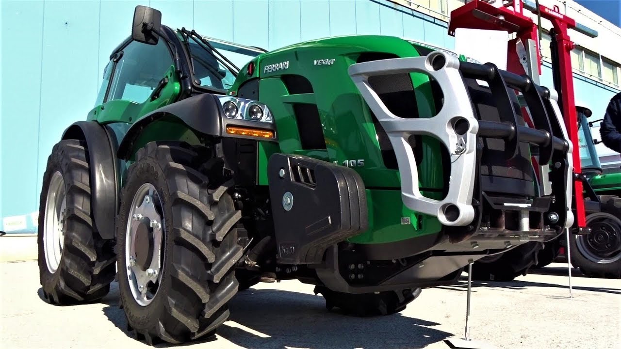 Ferrari Tractors Demonstration - Interior, Exterior, Walkaround - Agra ...