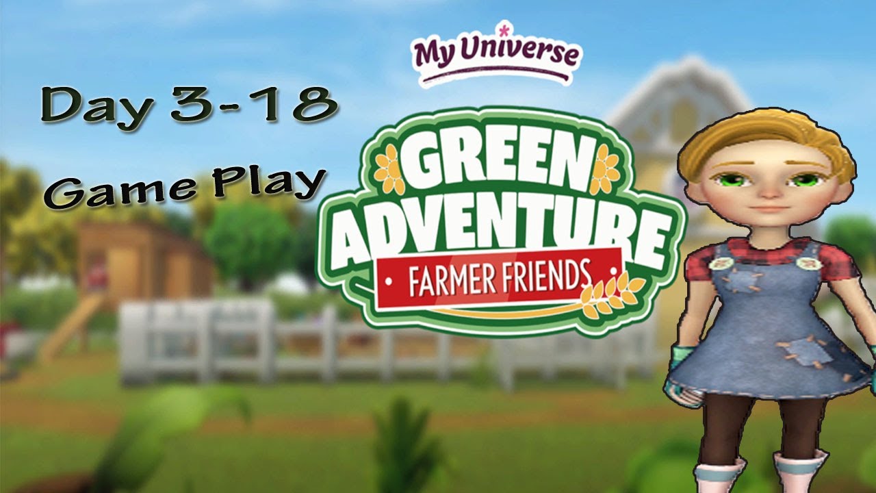 Green Adventure Farmer Friends Day 3-18 Game Play - YouTube