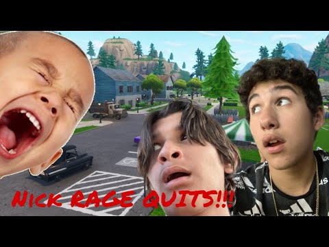 NICK RAGE QUITING!!! - YouTube