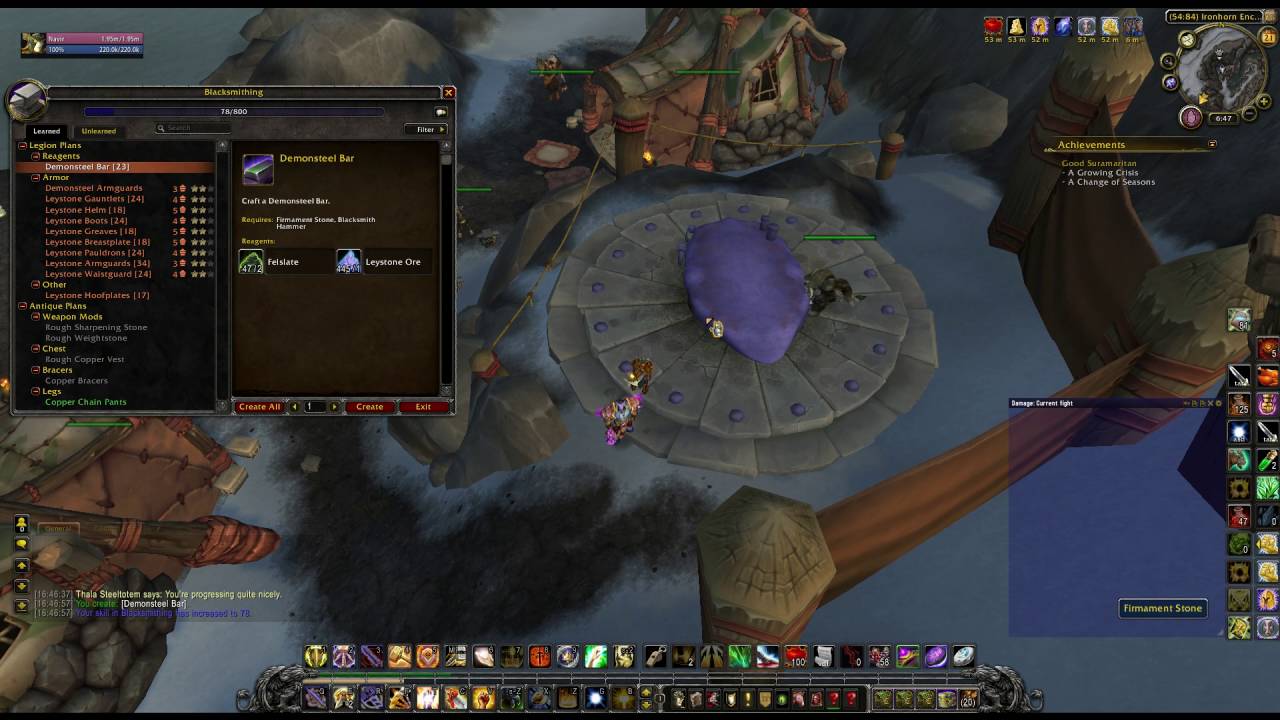 Where is Firmament Stone WoW Legion - YouTube