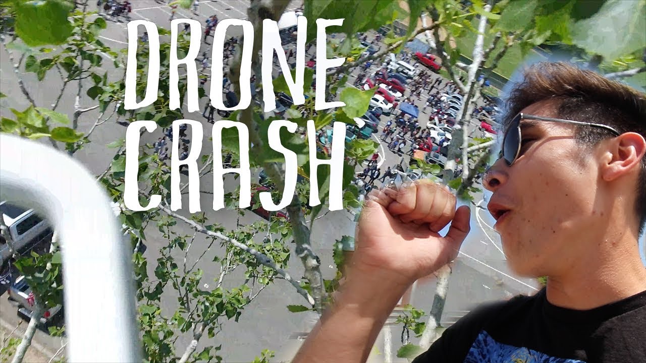 CRASHED DRONE!! - YouTube