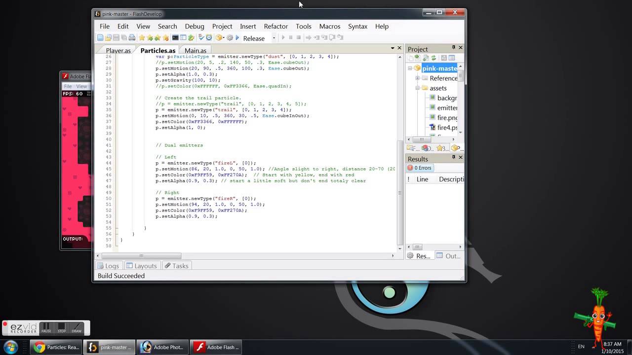 Flame / Fire Particle Engine Tutorial FlashPunk - YouTube