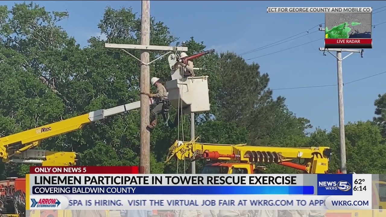 VIDEO: Baldwin County linemen perform lifesaving exercises Tuesday ...