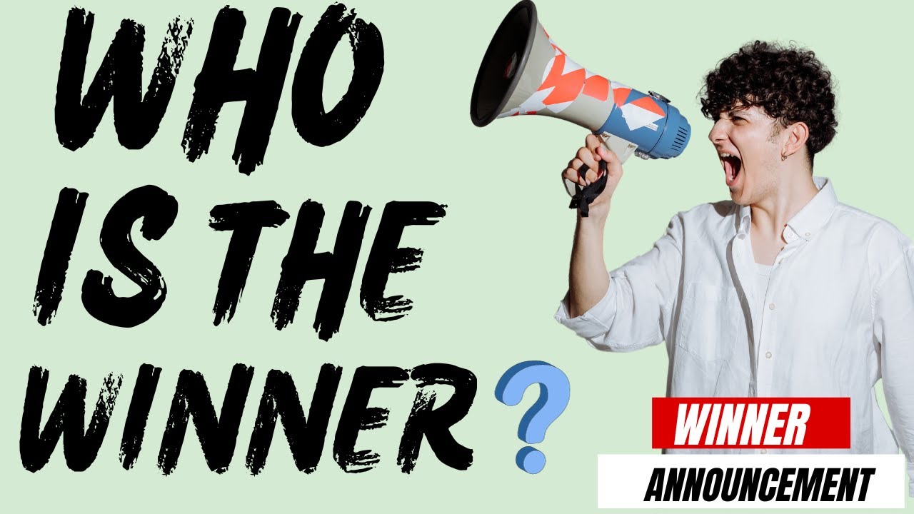 Winner Announcement | Giveaway Winner Announced - YouTube