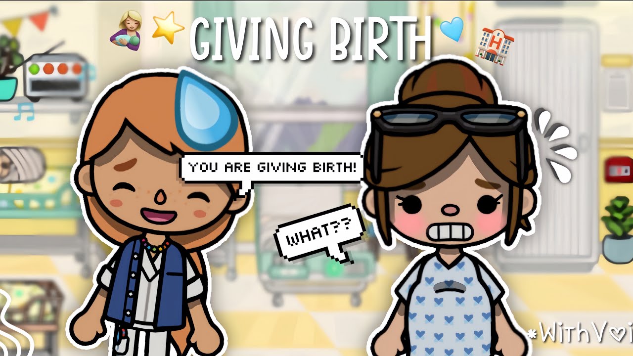 GIVING BIRTH TO MY BABY BOY!!🍼🩵 *With voice* *roleplay* aesthetic - YouTube