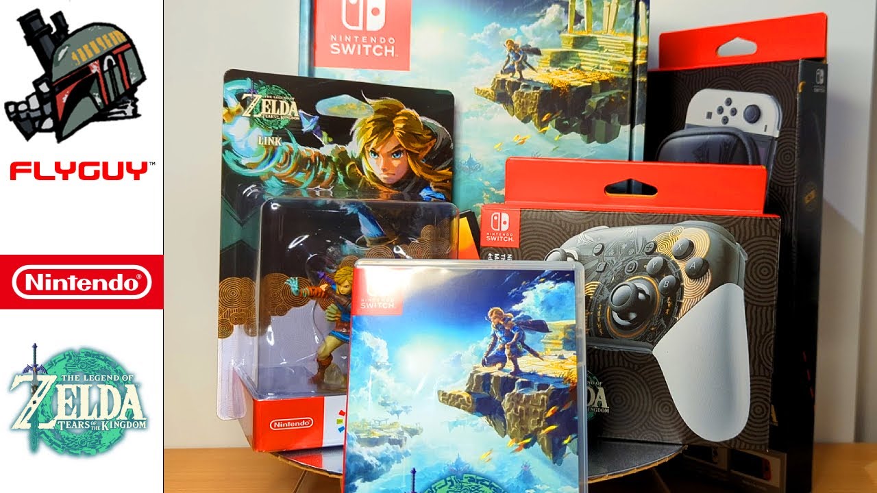 Nintendo The Legend of Zelda Tears of the Kingdom OLED Switch, Game ...