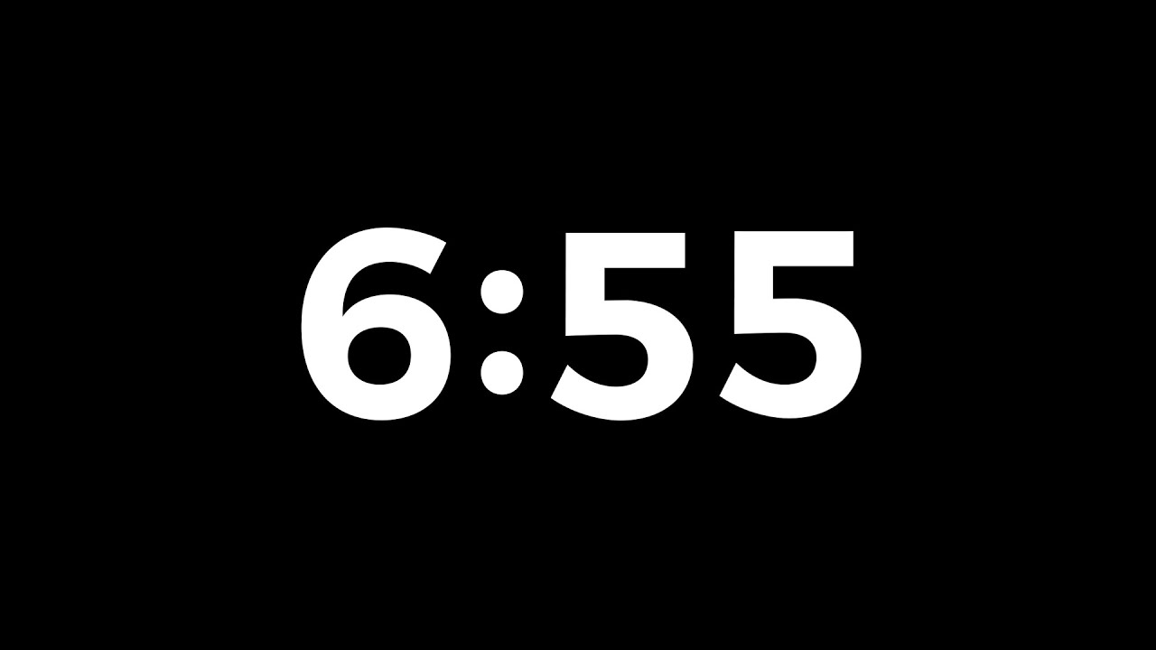 6 Minute 55 Seconds | COUNTDOWN Timer 🔥 ( No Copyright ) - YouTube