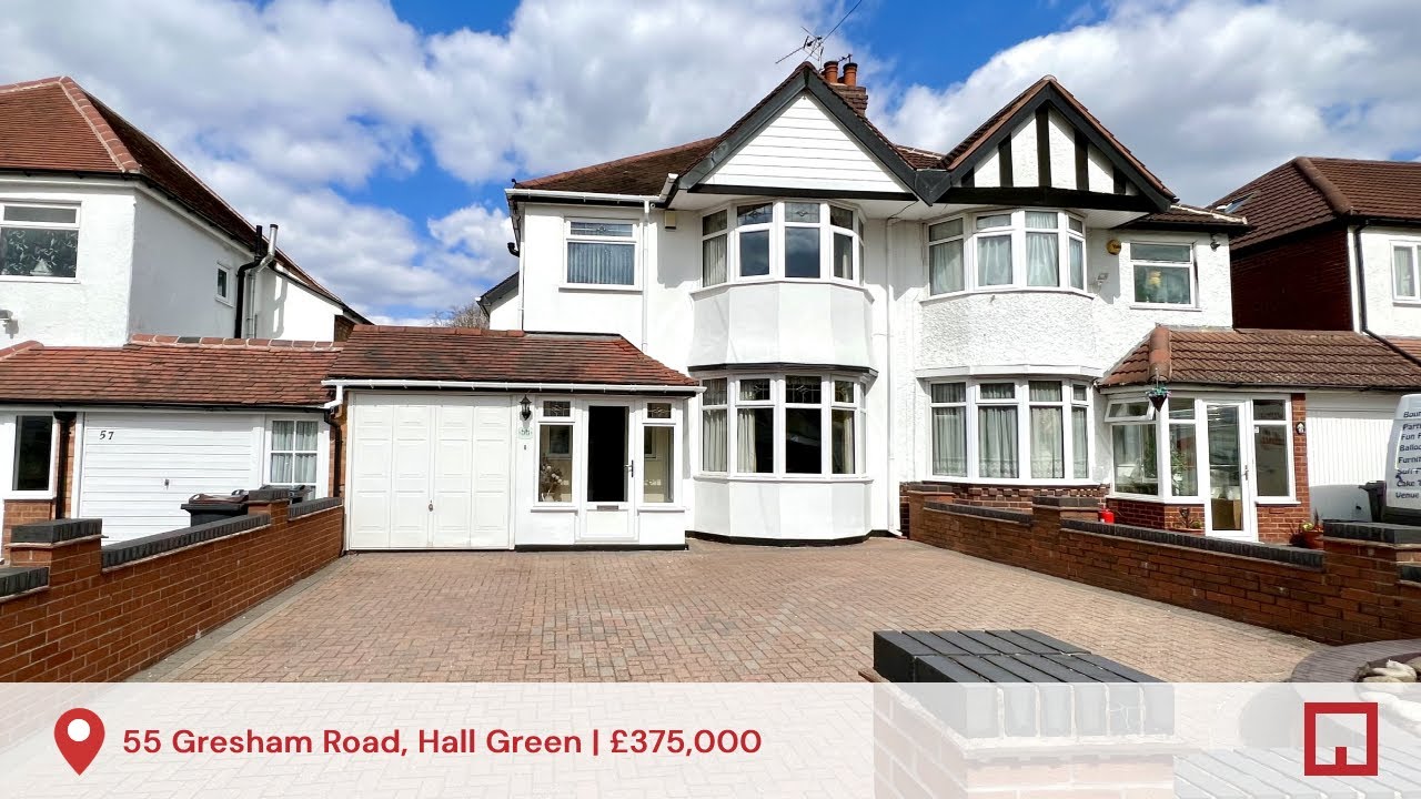 Virtual Viewing - 55 Gresham Road, Hall Green - YouTube