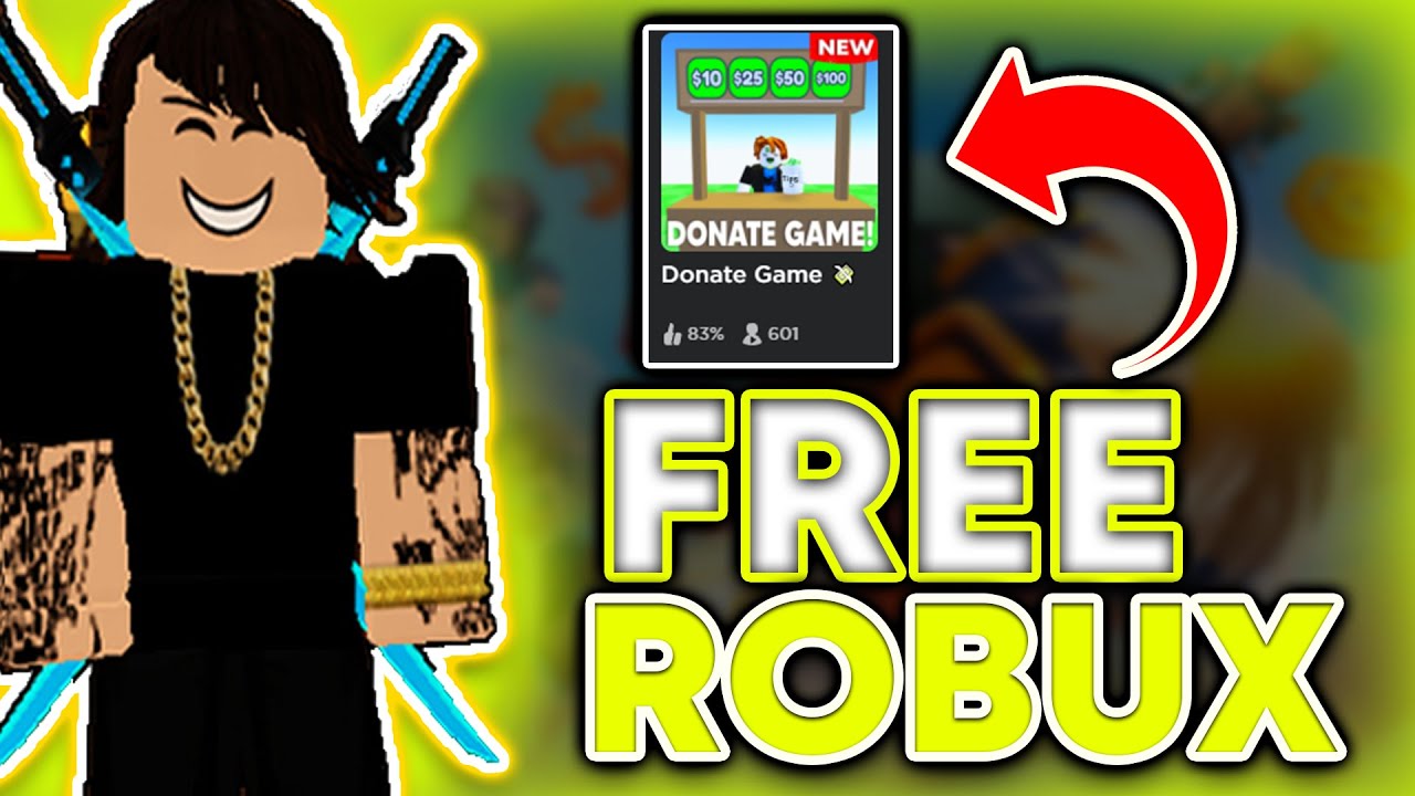 Playing Scam Robux Games - YouTube