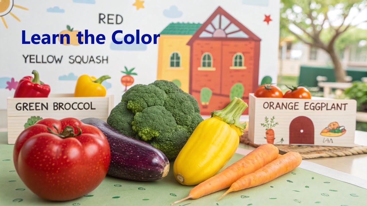 Color for Toddlers | Learn Color For Kids | Vegetable Colors - YouTube