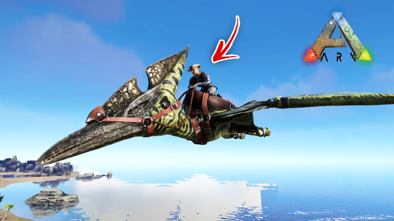 Taming Flappy the Pteranadon, More DINOS | ARK: Survival Evolved - YouTube