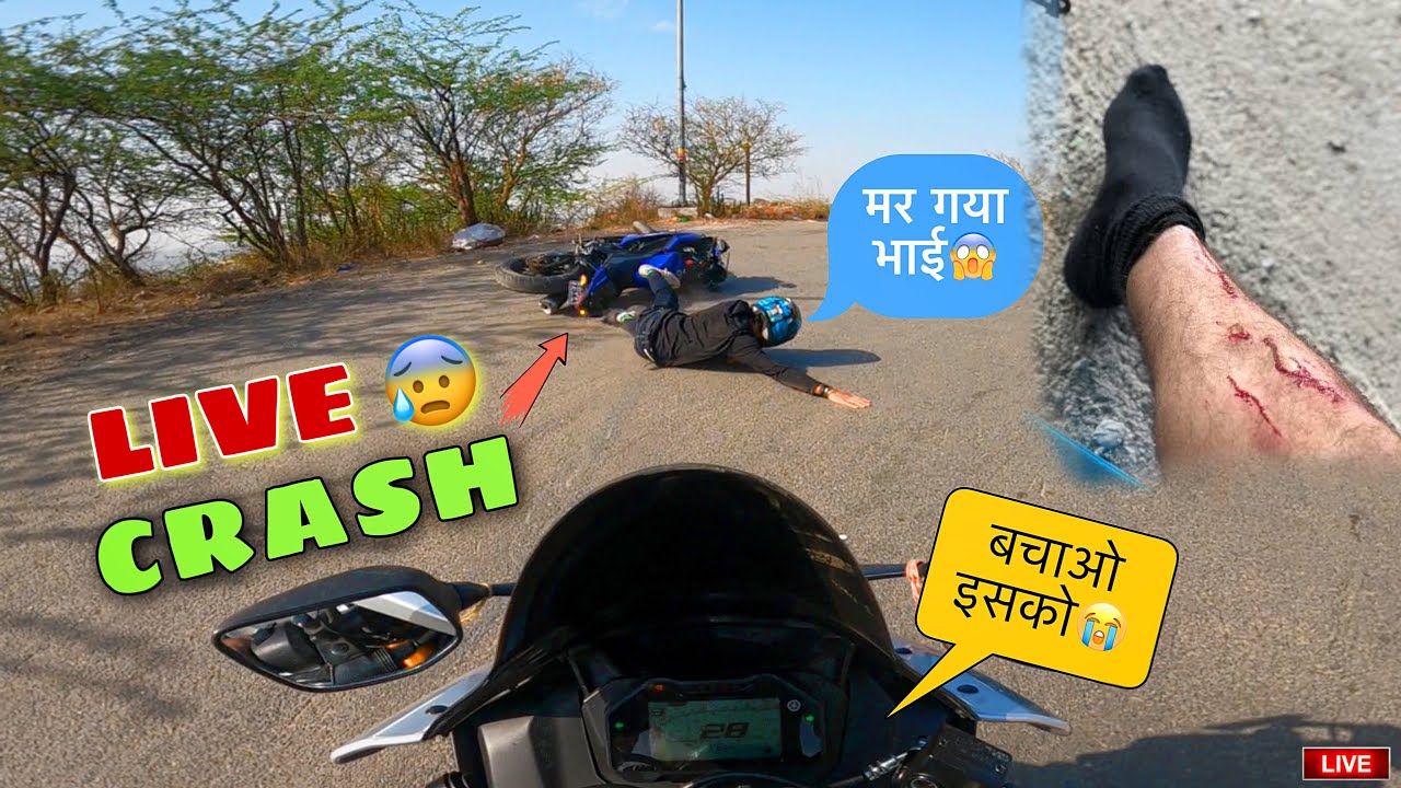 Accident Hogaya 😭 Live Accident Caught On Camera 😰 R15 V3 Deadly