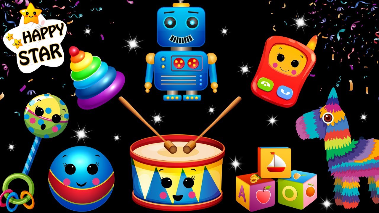 Toys Dancing - Fun Toys Dance Videos - Kids cartoon collections - Happy ...