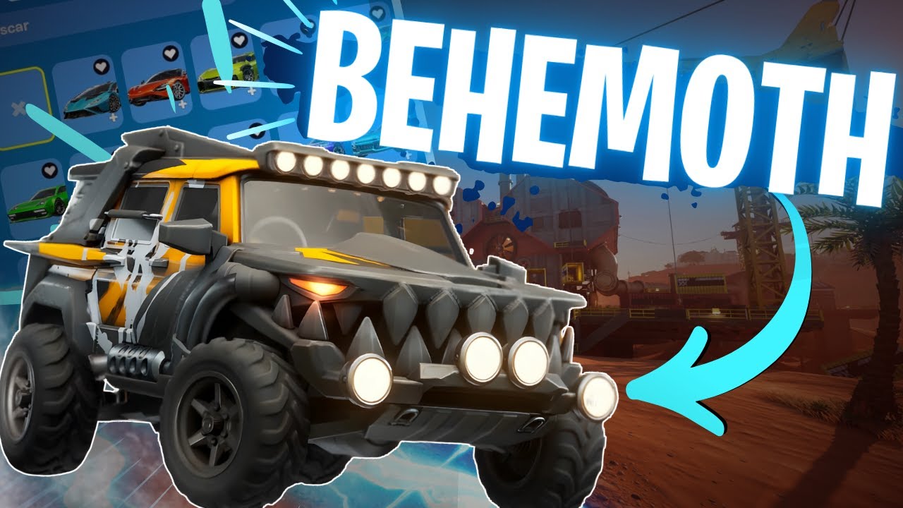 El Behemoth de Fortnite es un coche de Rocket League😱 *INCREÍBLE* - YouTube