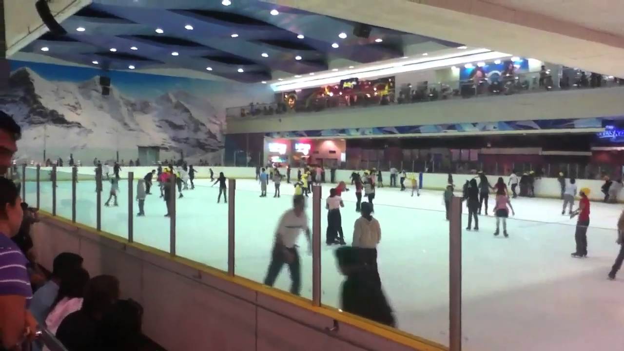 skating rink in mall of asia - YouTube