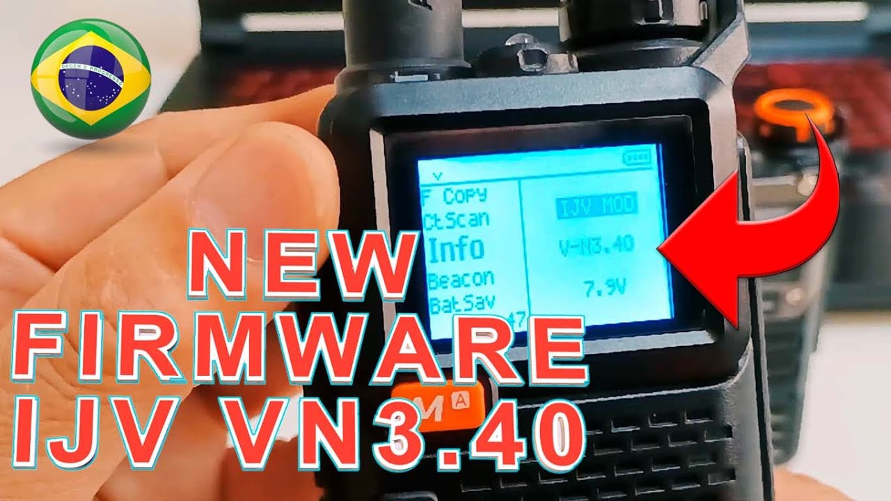 IJV VN3.40 NEW FIRMWARE - QUANSHENG K5 -5R PLUS - 13 a 1200 MHZ ...