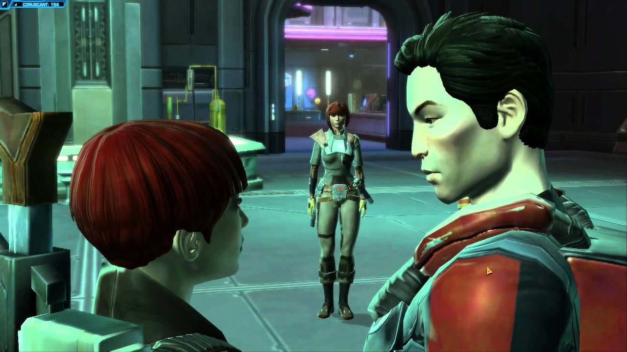 SWTOR Beta : Coruscant - Helping Miel Muwn and wiping out the Justicars ...