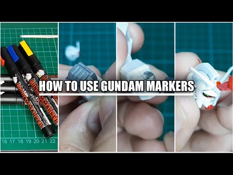 How to use Gundam Markers - YouTube