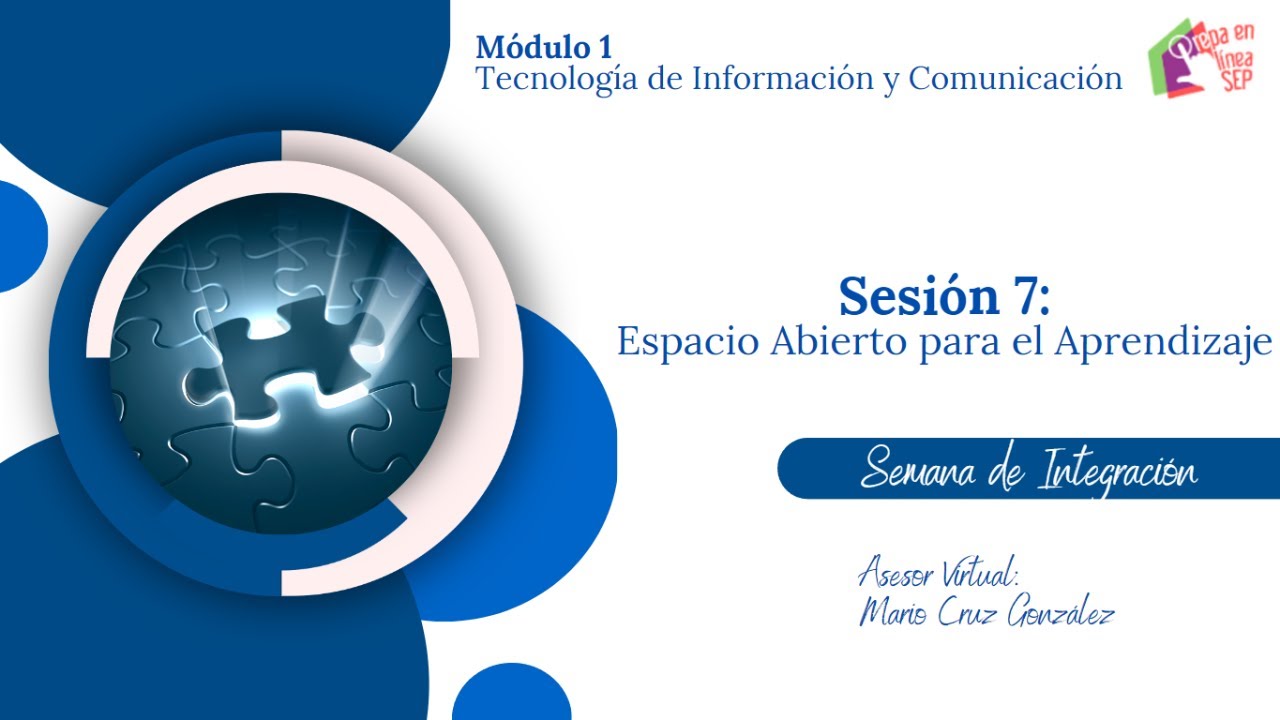 7a. Sesión Virtual: Espacio Abierto para el Aprendizaje - YouTube