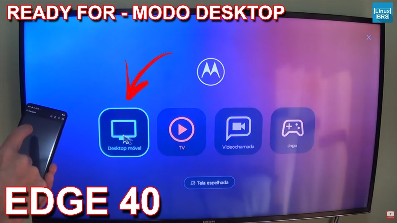 Motorola Edge 40 - Ready For - Modo DESKTOP - YouTube