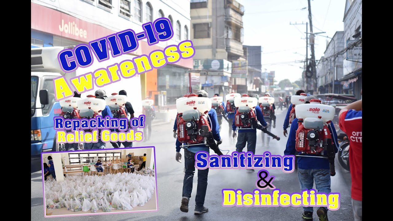 Calambayan Vlog - Disinfection and Repacking of Relief Goods (March 19 ...