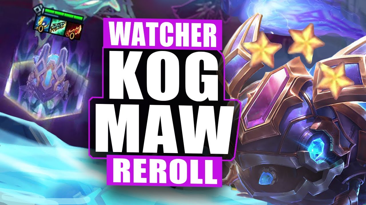 3-Star Kog'Maw + 6 Watcher = Free LP | TFT Set 13 Gameplay - YouTube